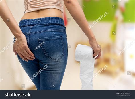 Girl Having Diarrhea