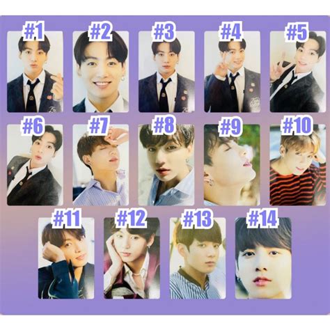 ONHAND BTS JUNGKOOK DICON Photocards With Toploader Shopee Philippines