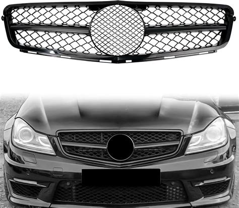 C300 Grill With Emblem Front Grille For Mercedes Benz C250