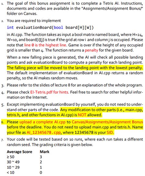 Solved 1 The Goal Of This Bonus Assignment Is To Complete A Chegg