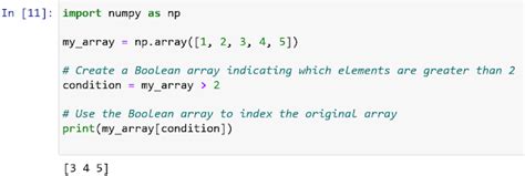 Numpy Array Indexing Accessing Ndarrays In Python ~ Tutorialtpoint