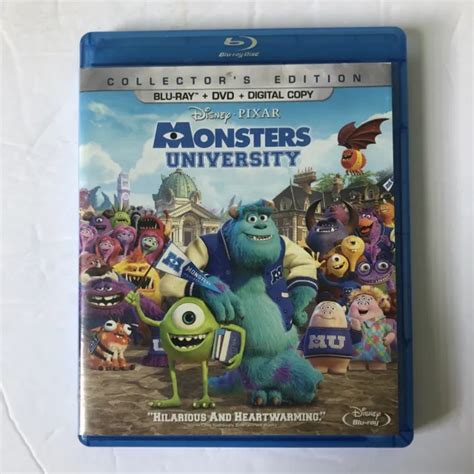 Disney Pixar Monsters University Blu Ray Dvd Collectors Edition £5