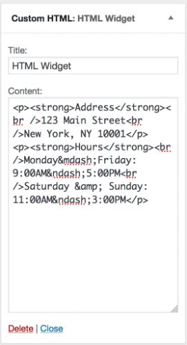 Wordpress 4 8 1 Adds A Dedicated Custom Html Widget Wp Tavern