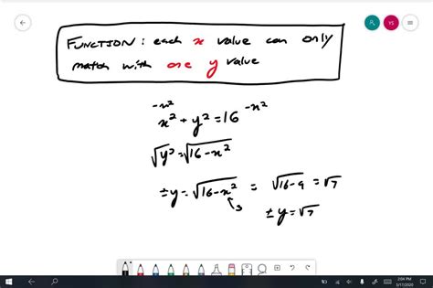 An Equation That Defines Y As A Function Of X Is Given Tessshebaylo