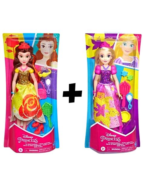 Rapunzel And Belle Disney Princess Doll Pack