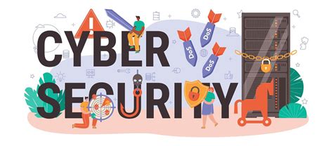 Premium Vector Cyber Security Typographic Header Digital Data Protection And Database Safety