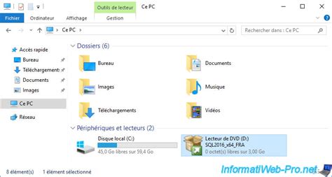 Installer SQL Server 2016 en français sous Windows Server 2016