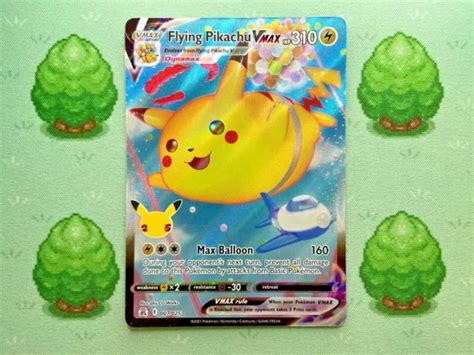 POKEMON FLYING Pikachu VMAX 007 025 Celebrations Ultra Rare 3