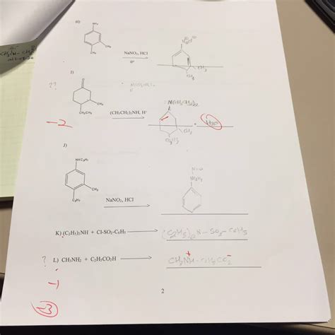 Solved H G NaNO2 HCI 0 I CH2CH3 CH CH2 2NH H J Chegg
