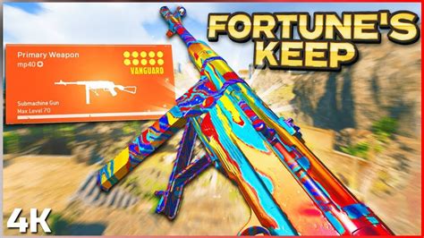 4k Mp40 Fortunes Keep Win Call Of Duty Warzone Youtube