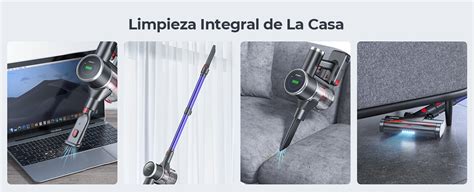 Laresar Aspiradora sin Cable 400W 33Kpa Inalámbrica Aspirador Escoba