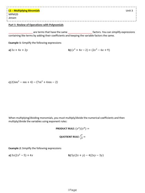 G10 Factoring Pdf Factorization Polynomial