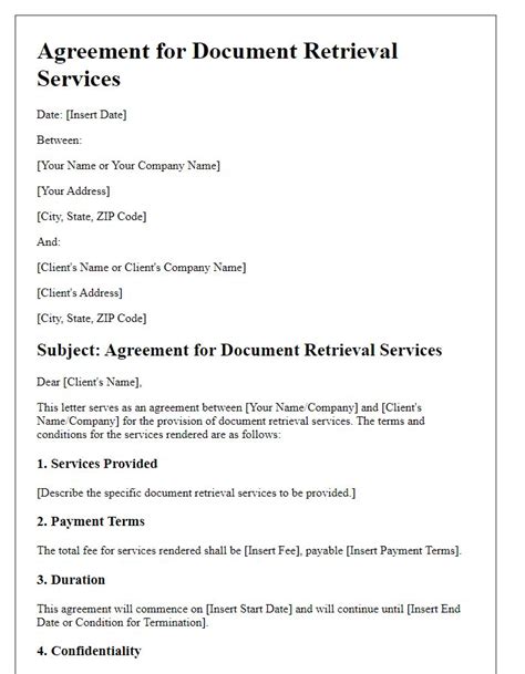 Letter Template For Document Collection Authorization Free Samples In Pdf Letterin
