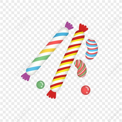 손으로 그린 화려한 크리스마스 일러스트 사탕리스트색깔 Png 일러스트 무료 다운로드 Lovepik