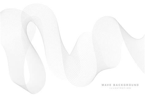 Premium Vector Abstract Creative Gray Wave Background
