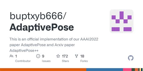 Github Buptxyb Adaptivepose This Is An Official Implementation Of