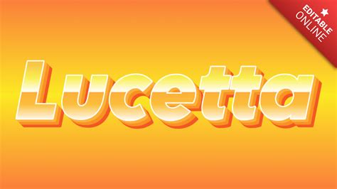 Lucetta Golden Create Stunning 3d Gold Typography Online Text