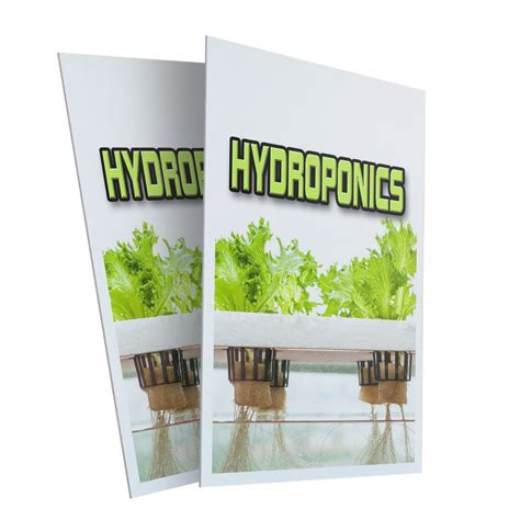 Hydroponics 2 Pack 24 X 36 Plastic Signs Sign Insert 4mm