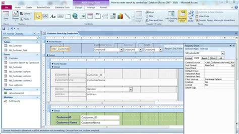How To Link Two Subforms Ms Access Youtube