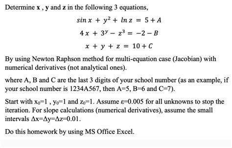 Solved A 0 B 1 C 3PLEASE DO ON EXCEL AND PLEASE ADD Chegg Com