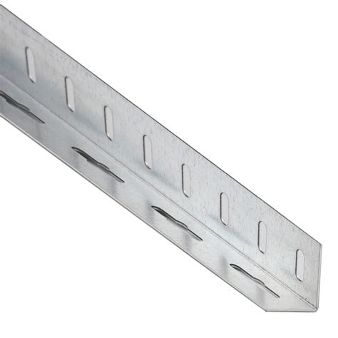 Cornière égale Acier Mat Noir Perforé L2 M X L355 Cm X H355 Cm