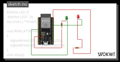 2200050064blinking Of 2 Led Copy Wokwi Esp32 Stm32 Arduino Simulator