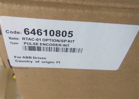 New Abb Rtac 01c Pulse Encoder Interface Module Option Sp Rtac 01 Kit