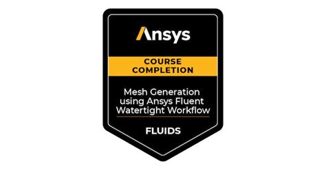 Ahmad Jamal On Linkedin Ansys Course Completion Mesh Generation Using