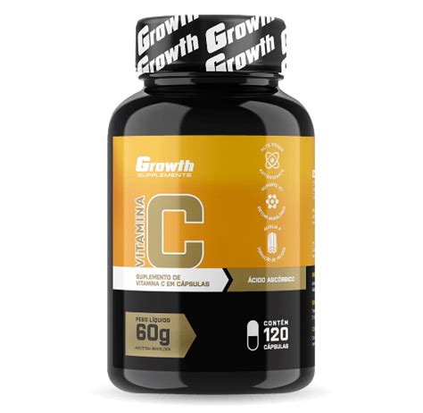 Vitamina C 120 Caps Growth Supplements