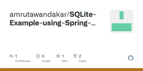 Github Amrutawandakarsqlite Example Using Spring Boot