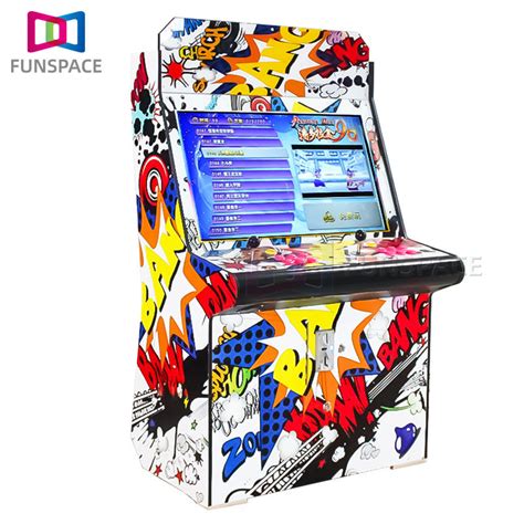 Funspace Coin Operated Skill Game Cabinet Screen Machine 2 Players Street Fighter Arcade Machine