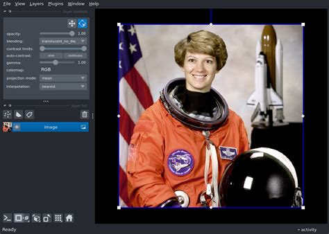 Interaction Box Image — Napari
