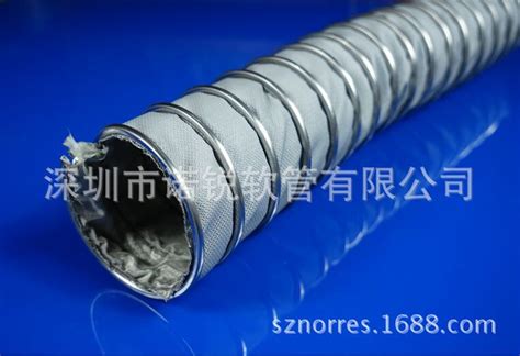 不锈钢金属通风软管 焊接通风管 耐高温管 耐热风管 耐高温软风管 阿里巴巴