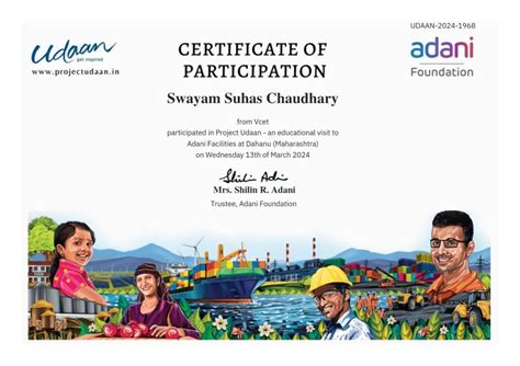 Swayam Chaudhary On Linkedin 🔌 Industrial Visit Opportunity At Adani