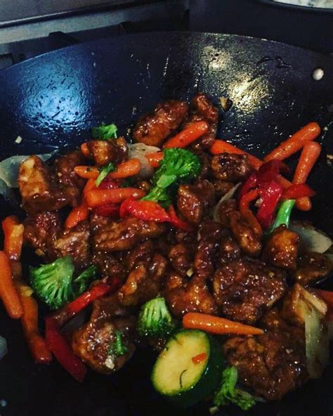 Homemade General Tsos Chicken Rice Separate Rfood