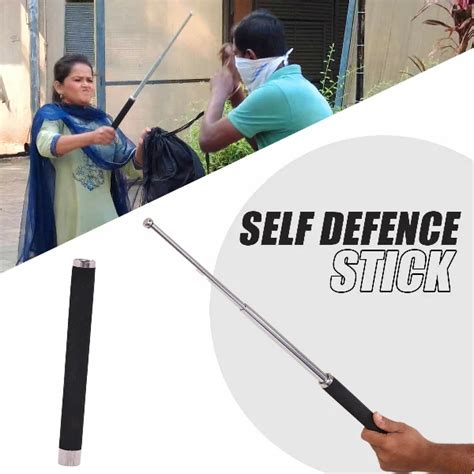 Buy Metal Extendable Self Defense Stick With Bag In Bangladesh