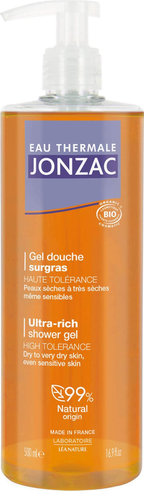 Eau Thermale JONZAC Gel Douche Haute Tolérance Surgras 500 ml Ecco Verde