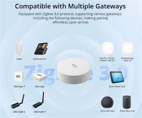 SONOFF SNZB P Zigbee Temperature Humidity Sensor Review EWelink Store