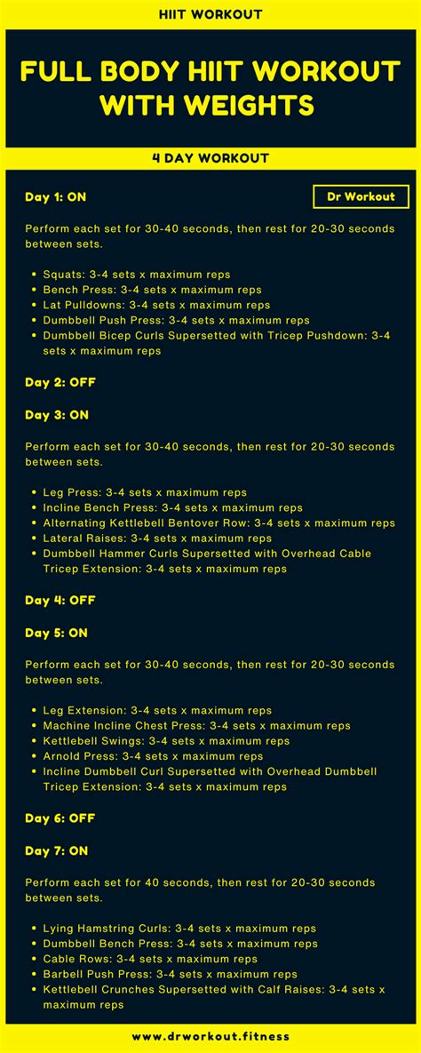 Full Body Hiit Workout With Weights