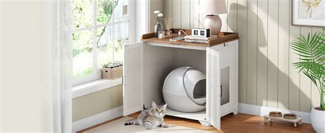 Hoobro Automatic Litter Box Furniture For Large Capacity