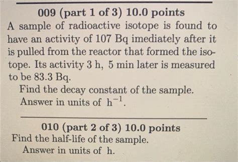 Solved 009 Part 1 Of 3 100 Points A Sample Of