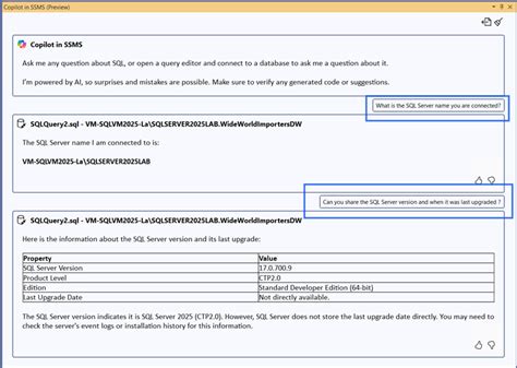 Talk To Your Sql Server Database Meet Copilot In Ssms 21 Microsoft