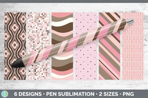 Pink Pen Wraps Pink Patterns Epoxy Pen Graphic By Enliven Designs · Creative Fabrica