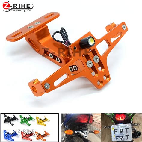 For Motorcycle License Plate Bracket Licence Plate Holder Frame Number Plate For KTM