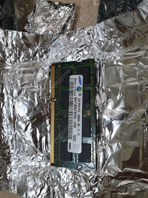 노트북용 램 ddr3 2g 2개 cpu 메인보드 중고나라