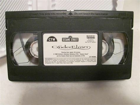 Vhs Sesame Street Cinderelmo Vhs 2000 Vhs Tapes