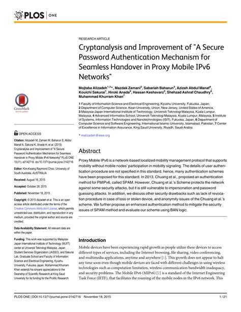 Pdf Cryptanalysis And Improvement Of A Secure Password