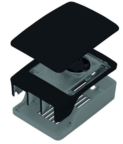 Корпус Raspberry Pi 5 Case Black Grey придбати Інтернет магазин мікрокомпютерів і аксесуарів