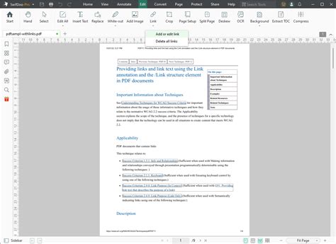 Simple Steps To Edit Link In PDF Hassle Free
