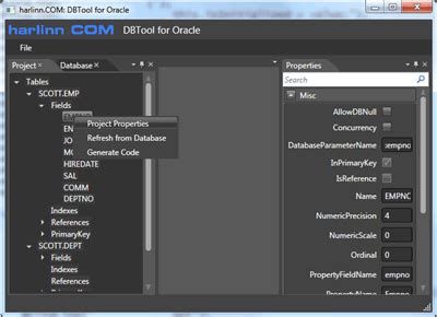 DBTool For Oracle Part 1 CodeProject